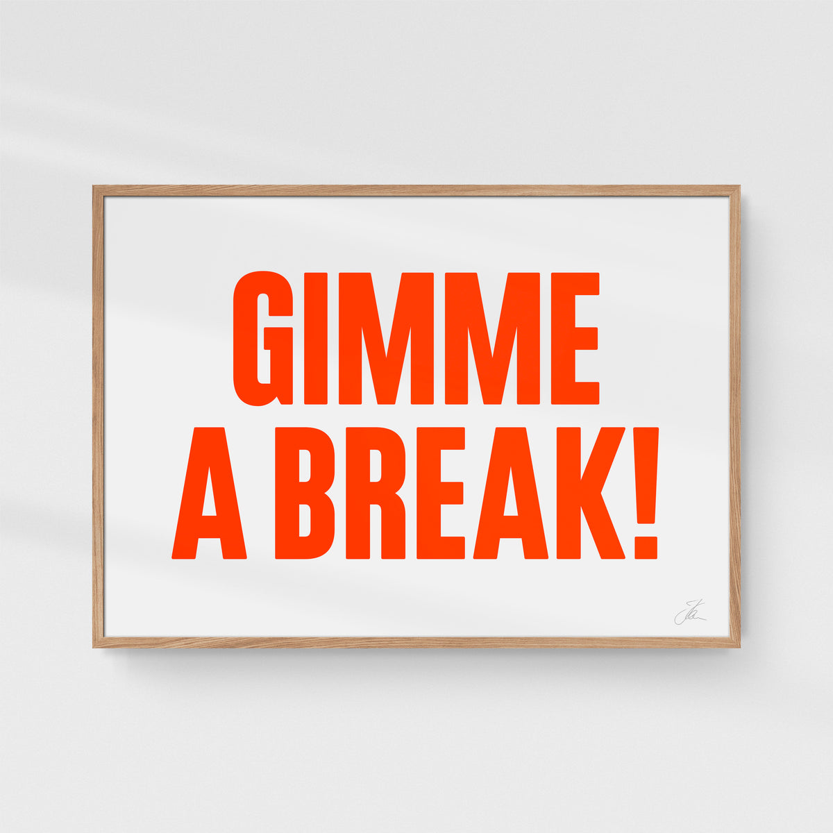 Gimme a break! – Stellavie